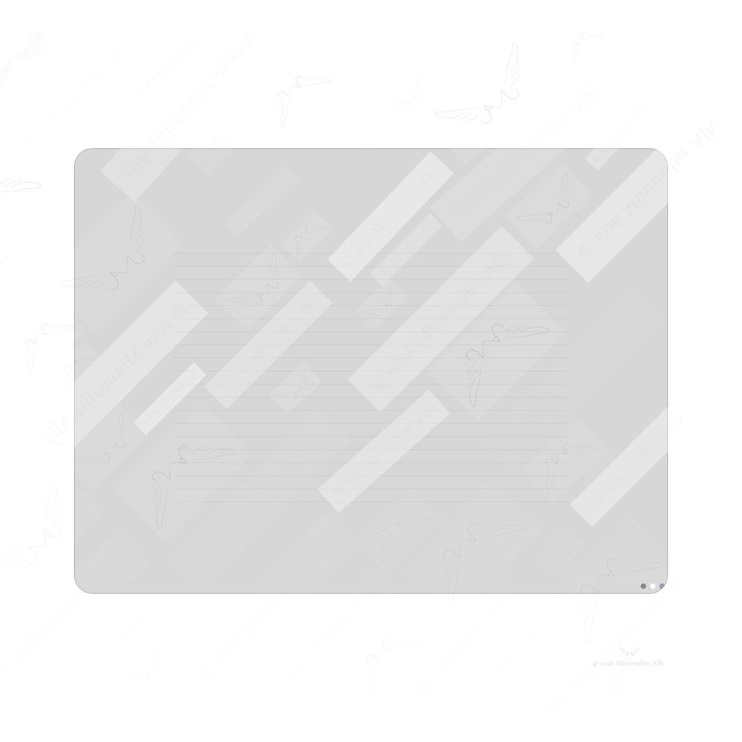 Minimalist Focus Notes | Digital Notebook | iPad PDF - Etsy
