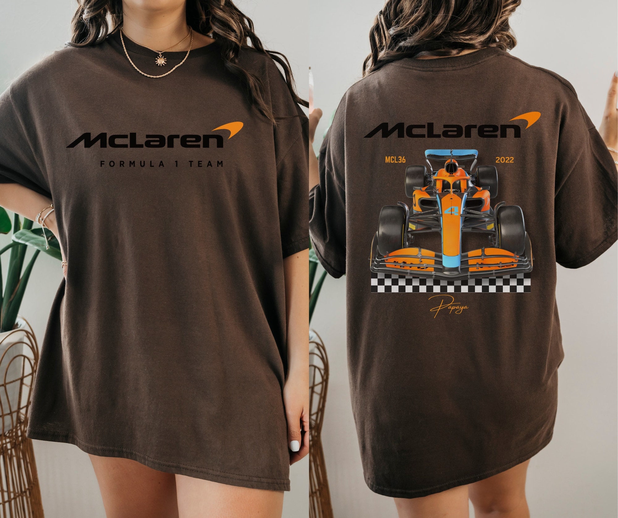 Mclaren Formula One Comfortable Unisex Tshirt F1 Tee Gift of Lando ...