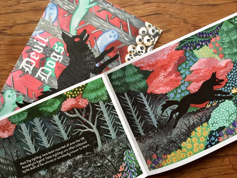 Devil Dogs A Zine/art Book/comic About the Demonic Black Dog - Etsy