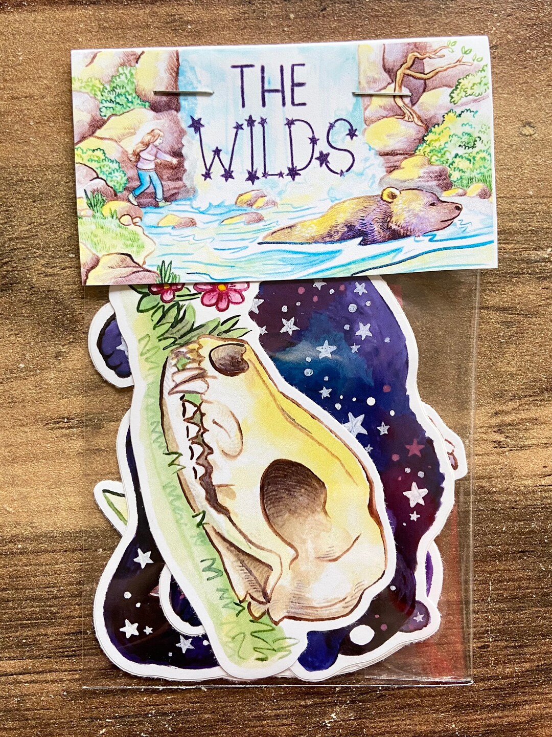 The Wilds Sticker Pack 5 Nature Stickers - Etsy