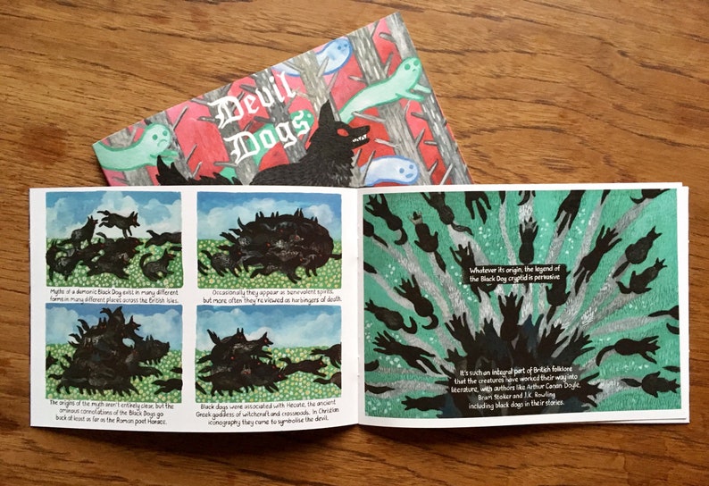 Devil Dogs A Zine/art Book/comic About the Demonic Black Dog - Etsy