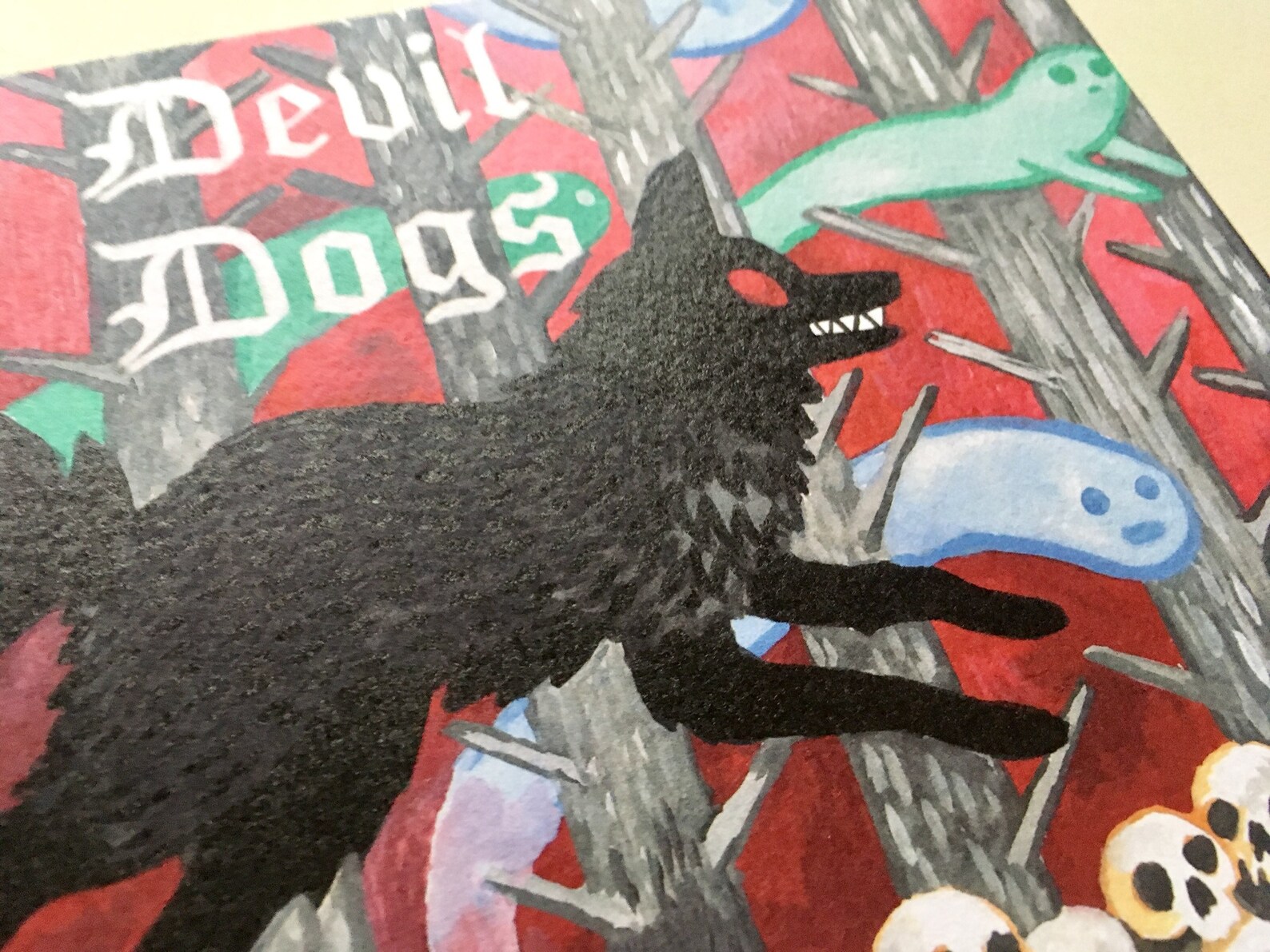 Devil Dogs A Zine/art Book/comic About the Demonic Black Dog - Etsy