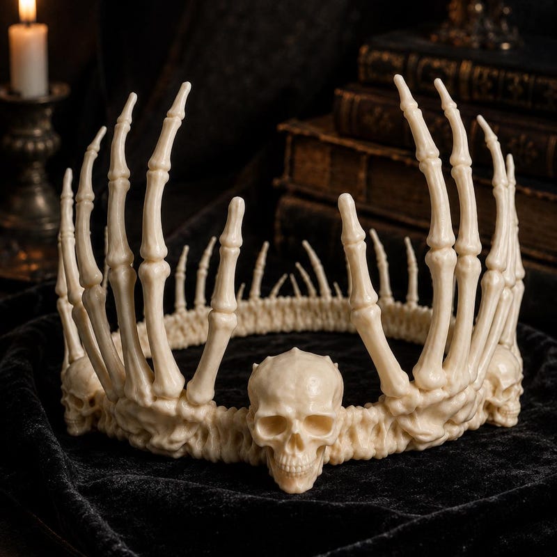 Bone Crown Cosplay - Etsy