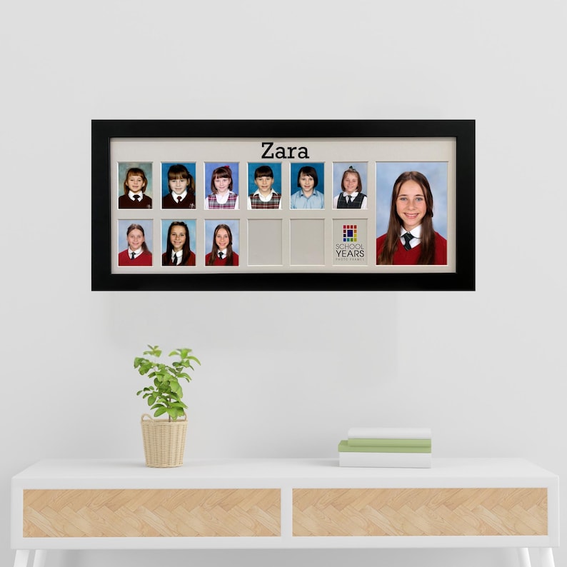 Personalised School Years Photo Frame - Large Landscape (13 Spaces) - Etsy
