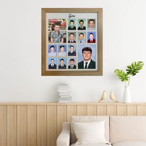 Personalised School Years Photo Frame - Large (14 Spaces) - Etsy