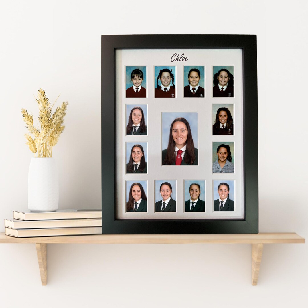 Personalised School Years Photo Frame - Small (13 Spaces) - Etsy