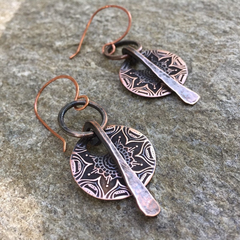 Hand Forged Copper Jewelry - Etsy