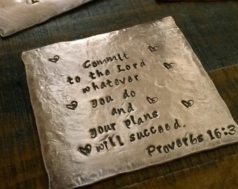 Bible Quote Plaque - Etsy