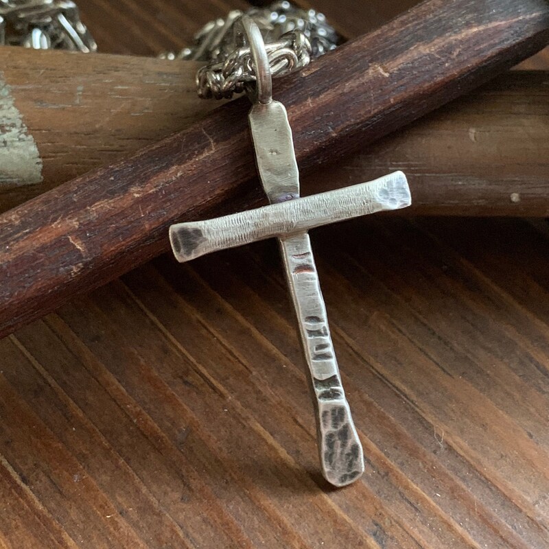Large Cross Necklace - Etsy