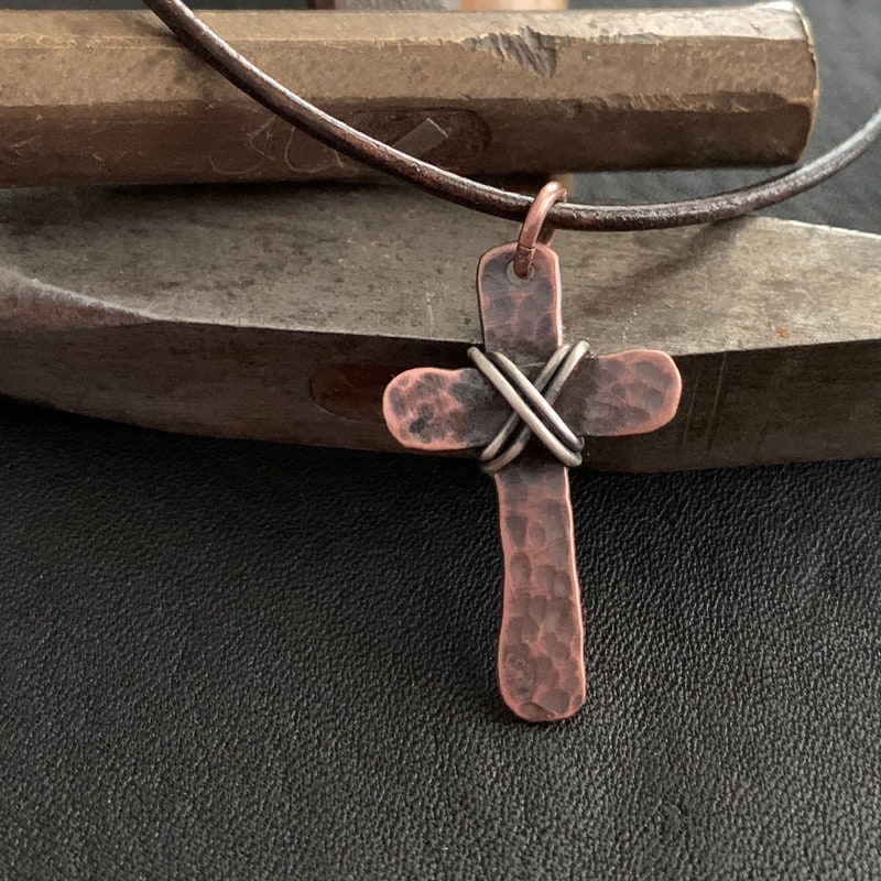 Copper Cross - Etsy
