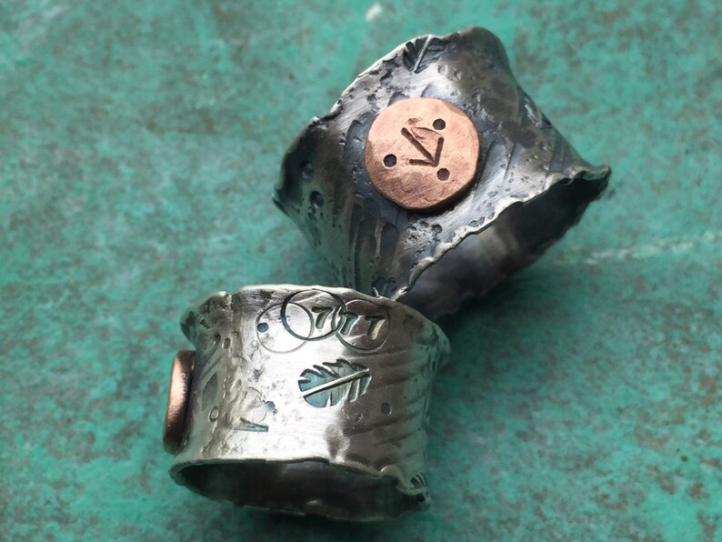 Tiwaz Viking Warrior Rune Ring Sterling Silver Custom | Etsy