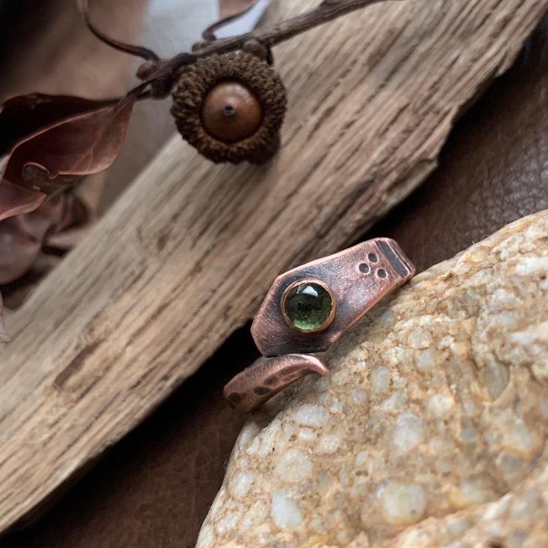 Thick Copper Ring - Etsy