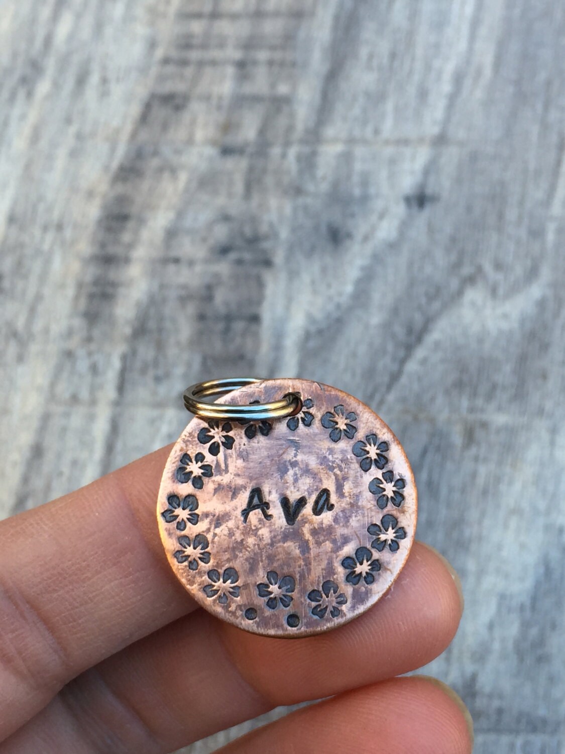 Personalized Backpack ID Tag for Kids / Adults Rustic - Etsy