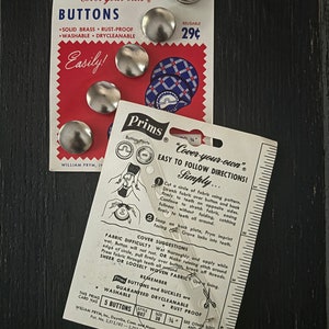 Vintage Prims Solid Brass Button Covers - Cover / Make Your Own Buttons ...