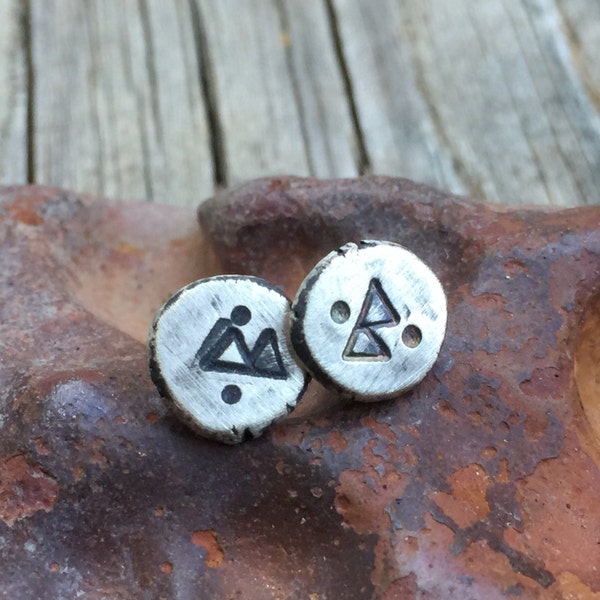 Viking Rune Earrings - Etsy
