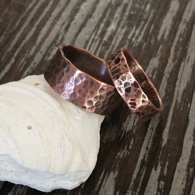 Copper Wedding Ring - Etsy