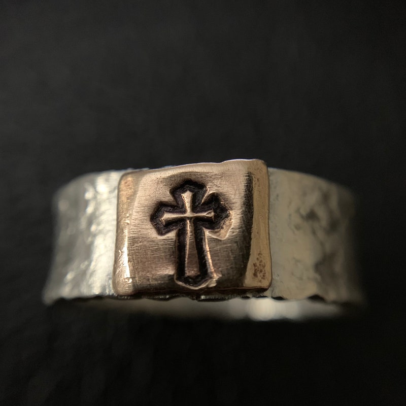 Christian Cross Ring - Etsy