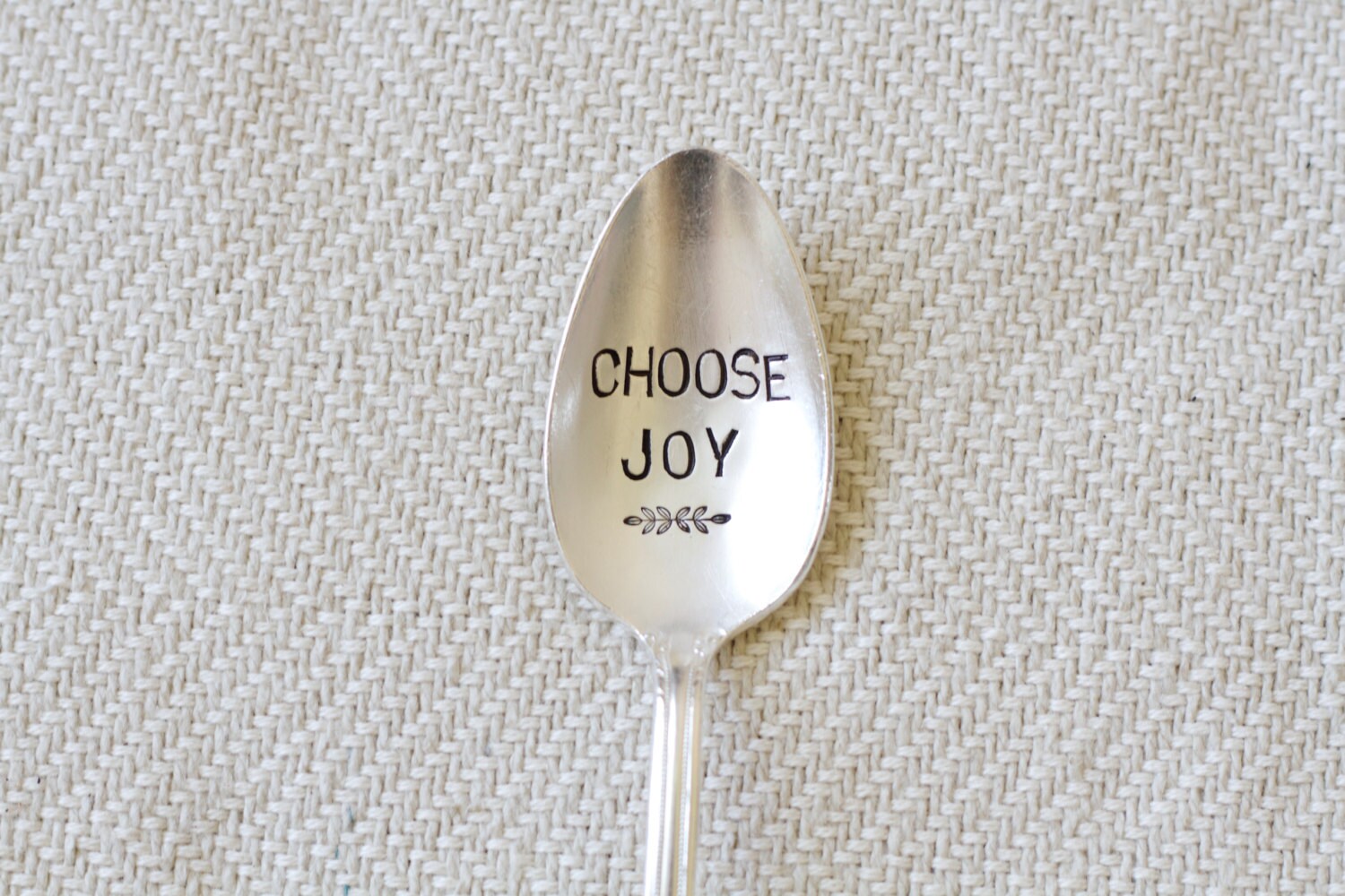 CHOOSE JOY. Hand Stamped Spoon Holiday Hostess Gift | Etsy