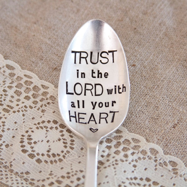 Stamped Spoons - Etsy