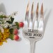 Mmmmm...calorie Worthy Hand Stamped Spoon Vintage Gift Life is Short ...
