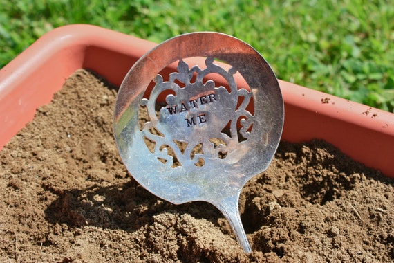 Items similar to Water Me - Reminder Garden Marker - Garden Collection ...