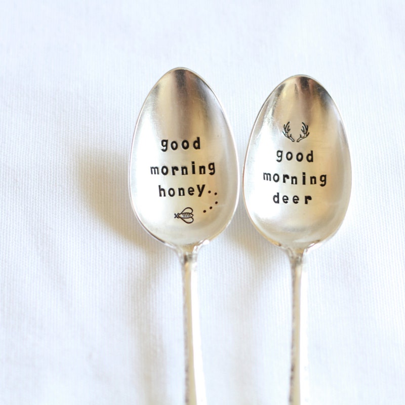 Stamped Spoons - Etsy