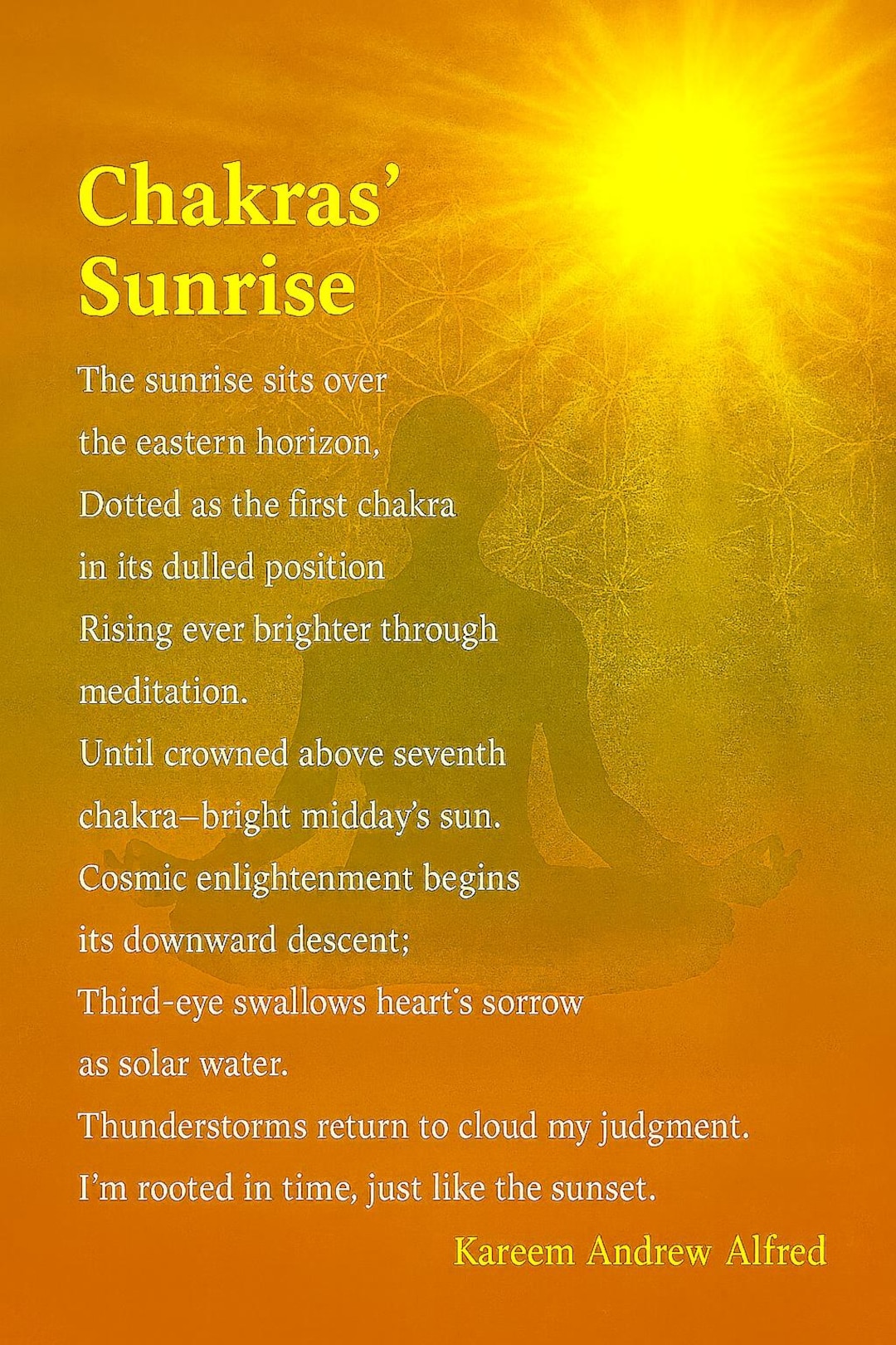 Chakras’ Sunrise – Original Poem | Mindfulness, Healing & Spiritual ...