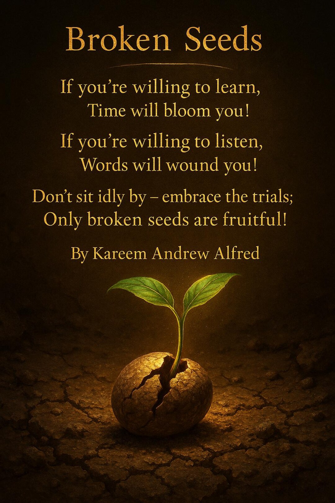 Broken Seeds – Original Poem | Growth & Resilience Poetry | Digital ...