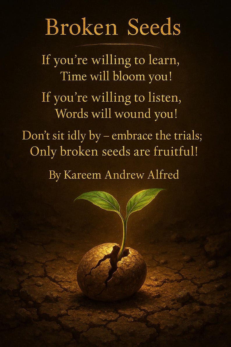 Broken Seeds – Original Poem | Growth & Resilience Poetry | Digital ...