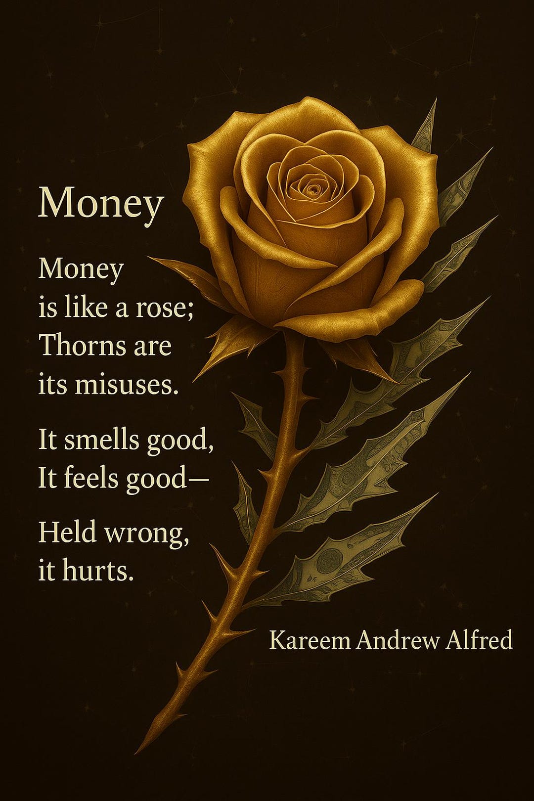 Money – Original Poem & Artwork | Wealth, Desire and Consequence ...