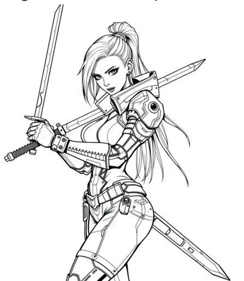 Coloring Book 400 Pages Printable Adult & Kids Instant Download Simple ...