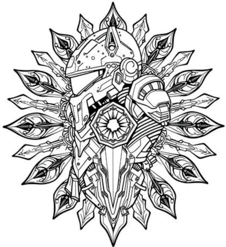 Coloring Book 400 Pages Printable Adult & Kids Instant Download Simple ...