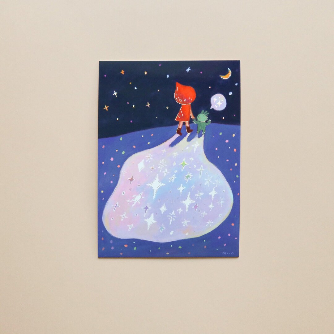 4x6" What's Your First Word? - Shimmer Mini Print - Etsy