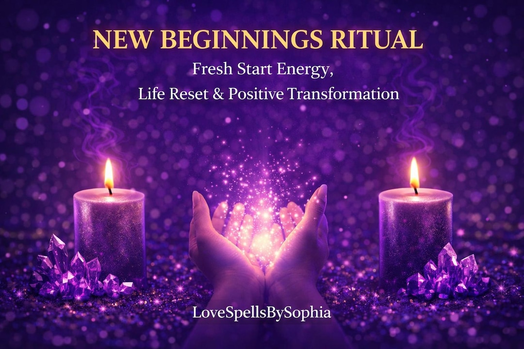 New Beginnings Ritual – Fresh Start Energy, Life Reset & Positive ...