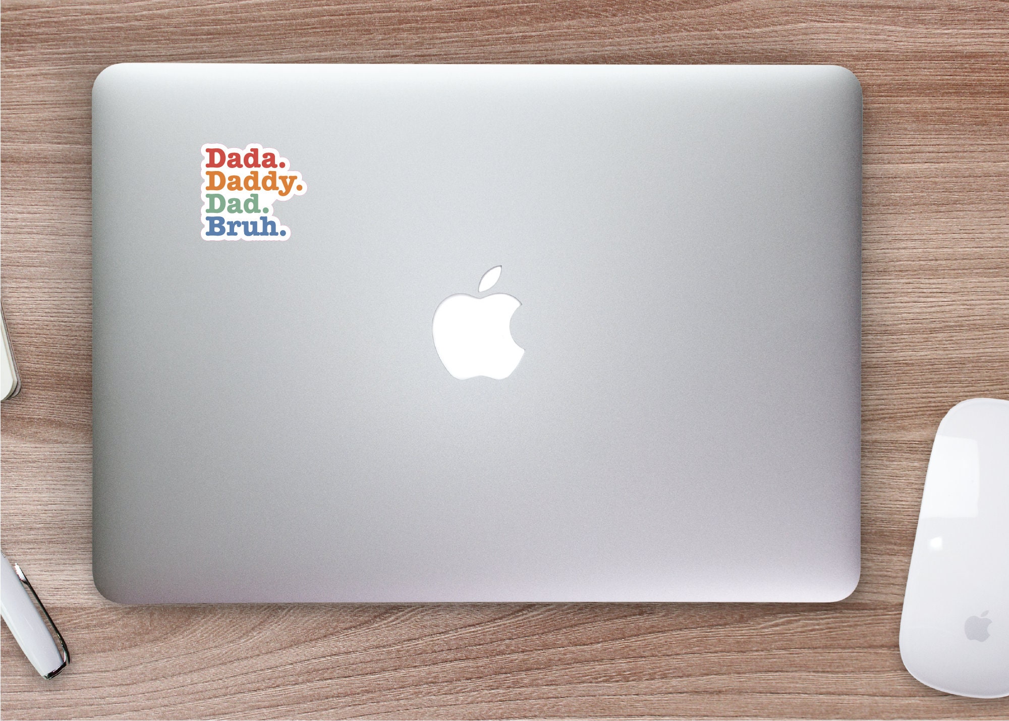 Dada. Daddy. Dad. Bruh. Sticker - Etsy