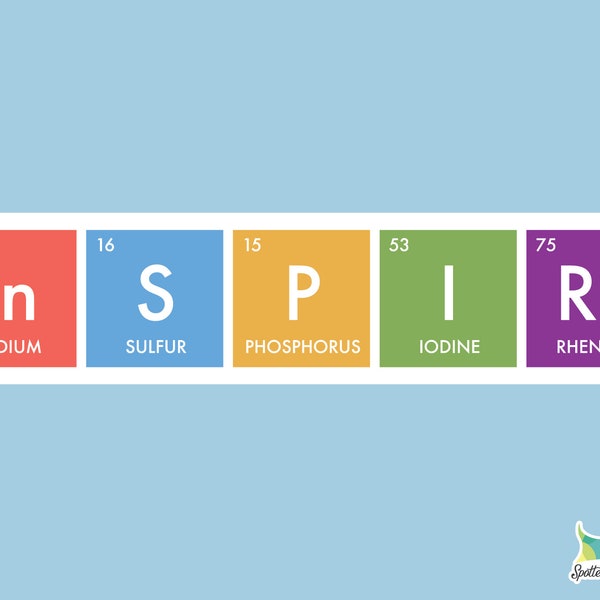 Periodic Table of Elements Stickers - Etsy