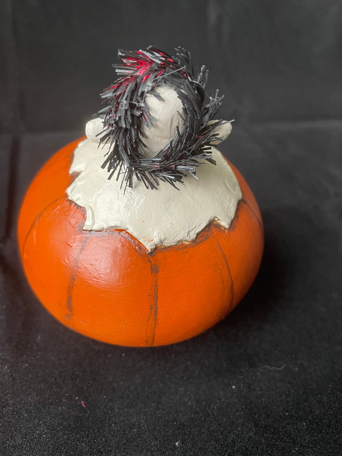 Pumpkin and Ghost Gourd Halloween Decoration Folk Art Pumpkin - Etsy