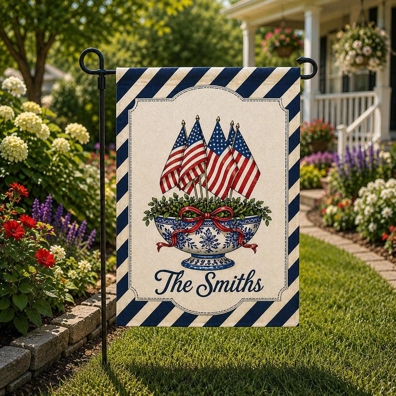 Patriotic Garden Planter - Etsy