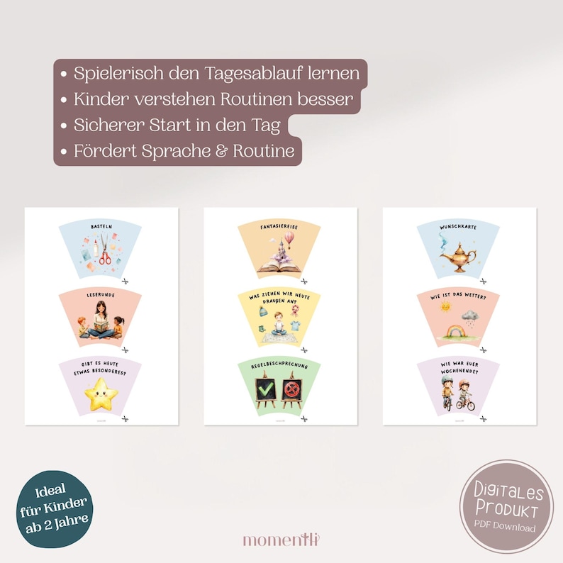 Morning Circle Cards for Daycare & Kindergarten | Daily Routine Cards ...