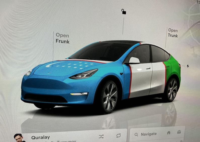 Tesla Y (pre-2025) Center Console Digital Display - Uzbekistan Version ...