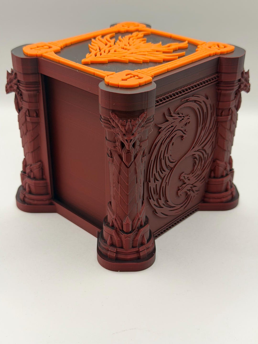MTG Dragon Deck Box – 100+ Double Sleeved Commander Toploader Showcase ...