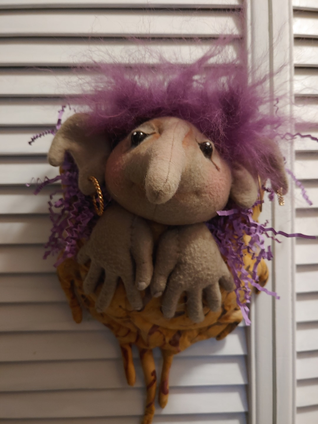 Saul the Pocket Troll Reserved for Sheri - Etsy