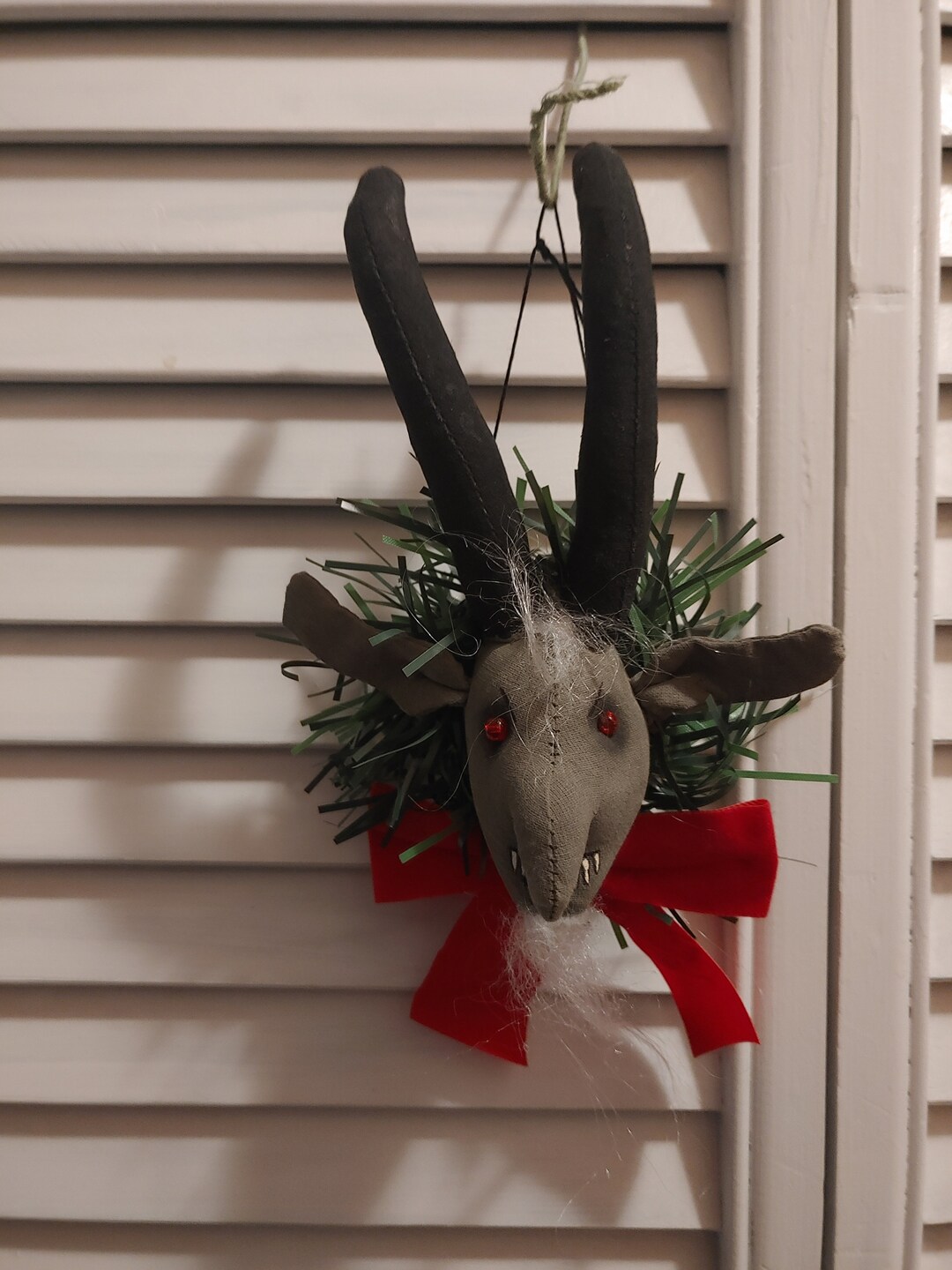 Krampus Head Ornament - Etsy