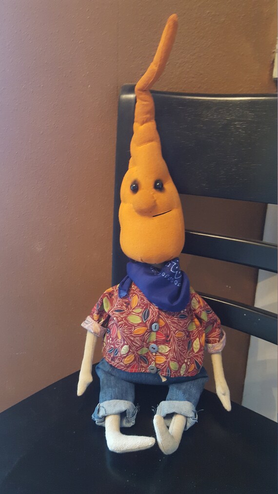 Carl the Carrot | Etsy