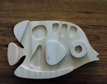 Koi Wood Block Wall Art - Etsy