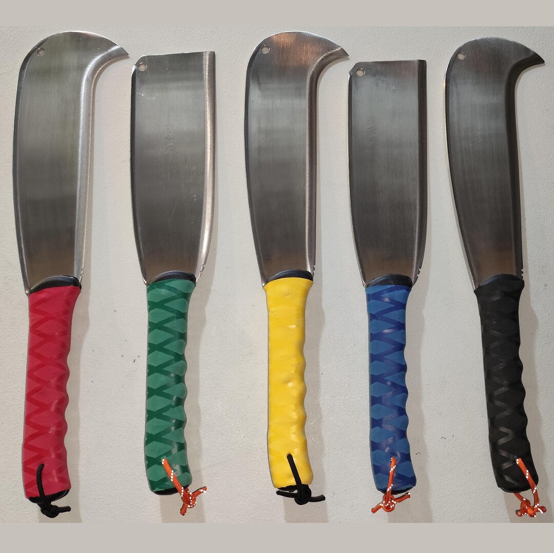 Stainless Steel Machete / Billhook - 44cm to 46cm, Non-slip Grip With ...