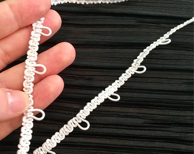 5 Yards Gold Loop Trim, Loop Trim, Braided Trim, Button Looping Trim ...