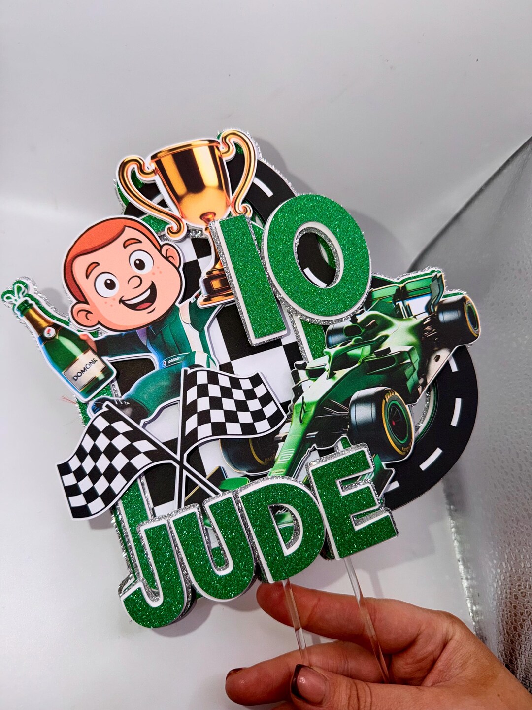 Formula 1 Cake Topper - Any Age / Colour - Etsy UK