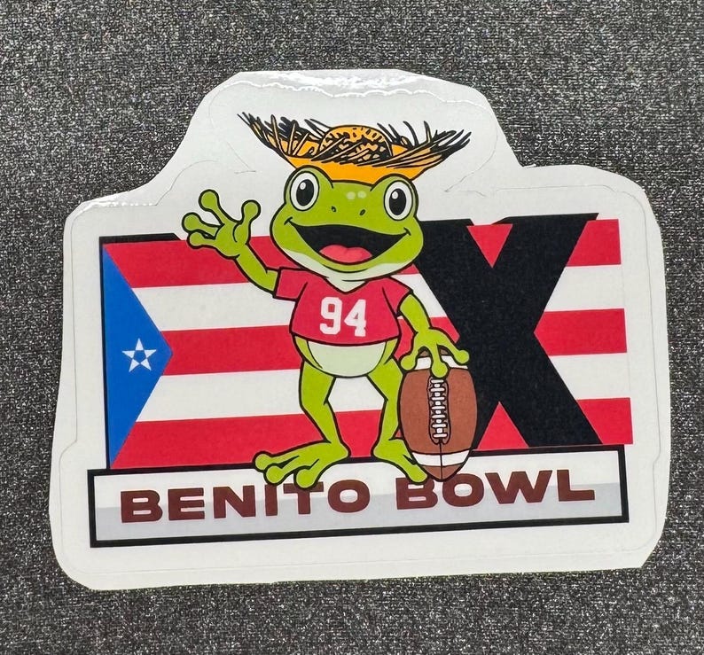 Bad Bunny Super Bowl Stickers: Team Benito Decals - Etsy