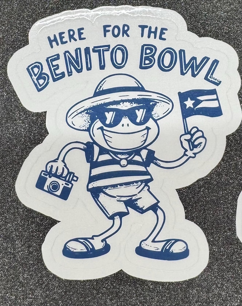 Bad Bunny Super Bowl Stickers: Team Benito Decals - Etsy